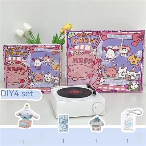 Sanrio Pretty My Melody Hello Kitty Kuromi Cinnamoroll Wireless Bluetooth Stereo Small Portable
