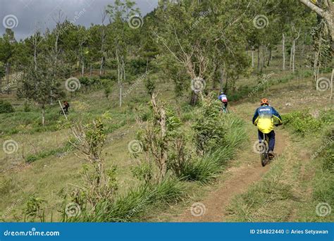 Trenggalek East Java Indonesia August 24 2022 People Riding