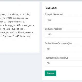 Input Of Genetic Algorithm Parameters Download Scientific Diagram