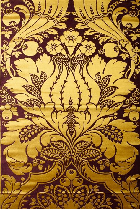 A Brocatelle Panel With Large Baroque Decor Lyon Or Tours Circa 1870