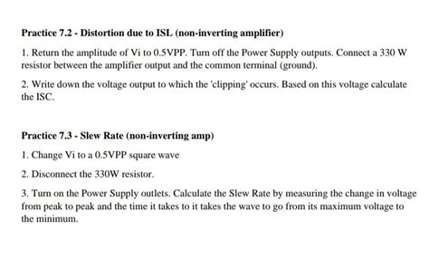 Solved Practice 7 1 Gain Of Inverting And Non Inverting Chegg Com