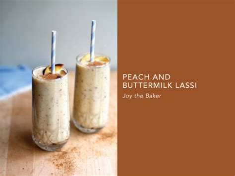 Peach And Buttermilk Lassi Joy The Baker Design Crush Design Crush
