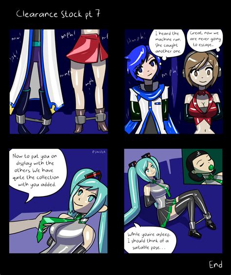 Rule 34 Ankle Cuffs Ball Gag Comic Comic Page End Page English Text Gag Hatsune Miku Cosplay
