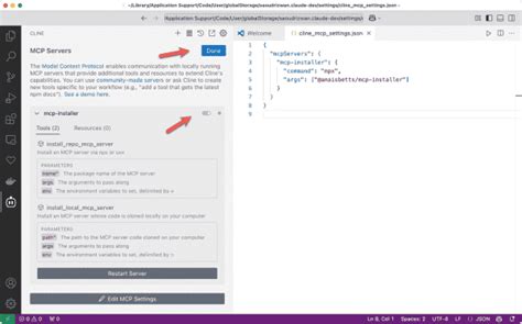 install mcp server with vs code extension cline for ai driven aws