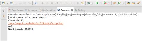 Eclipse Java Program Cannot Read More More Than 64116 Files And