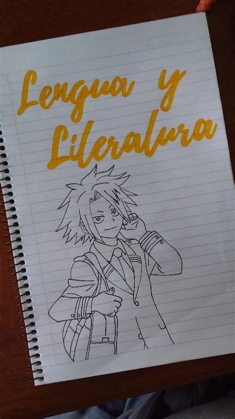Portada Lengua Y Literatura Caratula Lenguaje Cuaderno Doble