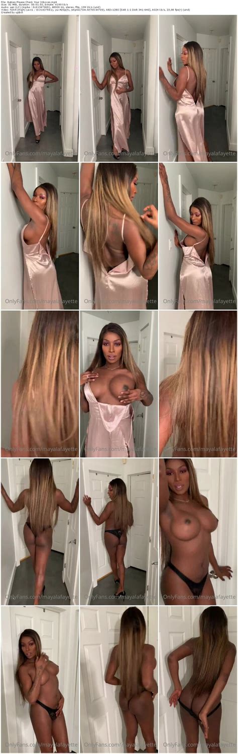 Black Shemale Maya Lafayette Mayalafayette