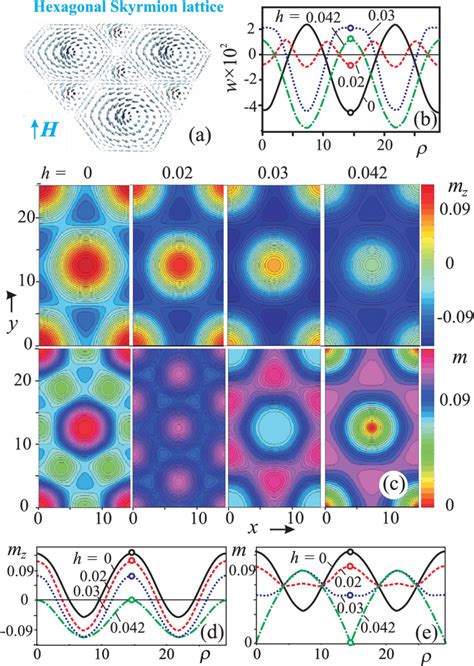 Numerically Exact Solutions Of Hexagonal Skyrmion Lattice A For A