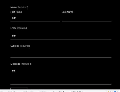 Change Color Of Contact Form Fields Customize With Code Squarespace Forum