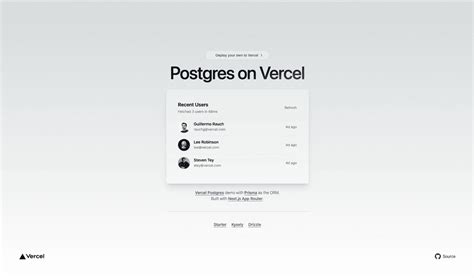 next js and prisma postgres auth starter