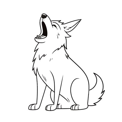 Wolf Howling Coloring Pages Wolf Howling At The Moon Coloring Page