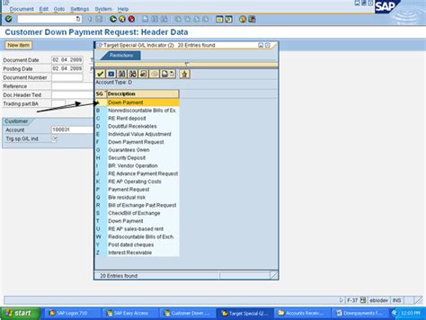 Free SAP Training Manuals T Code F 29 F 37 FB70 F 39 SAP FI USER MANUAL Customer Down