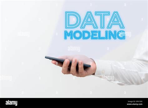 Text Caption Presenting Data Modeling Business Idea Process Of