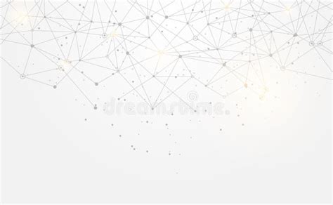 Modern Abstract Network Science Connection Technology Internet A Stock