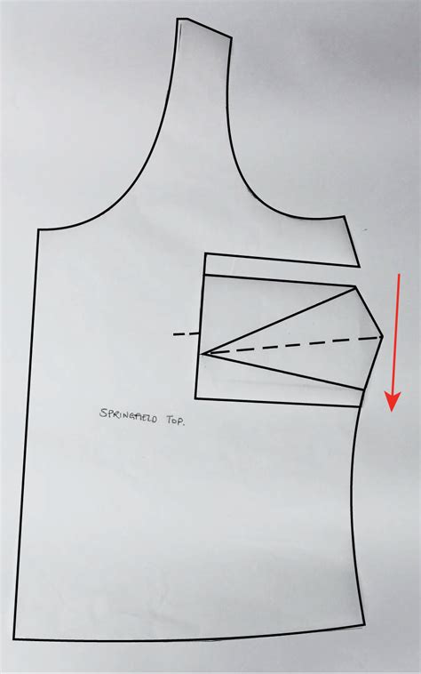 How To Change The Height Of A Bust Dart Cashmerette
