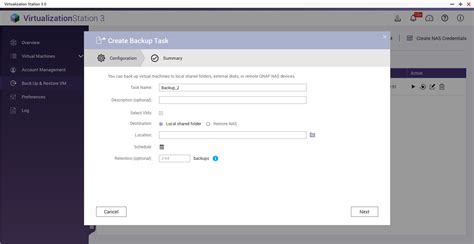How Do I Backup And Restore The Virtual Machines In Virtualization Station QNAP