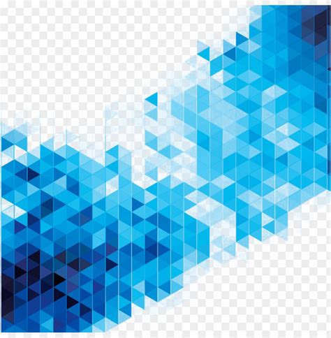 Abstract Art Geometry Stock Blue Abstract Triangle PNG Transparent With Clear Background ID