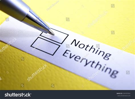 Nothing Nothing Stock Photo Shutterstock