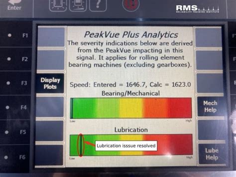 Peakvue Plus Identifies Critical Lucubration Issues Rms Ltd