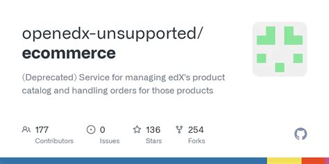 Github Openedx Unsupported Ecommerce Deprecated Service For