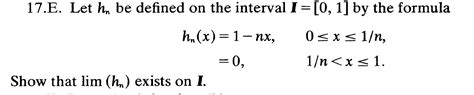 Solved 17 M Is The Convergence In Exercise 17 D Uniform On
