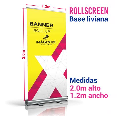 Rollscreen Kit Base Liviana Banner Medidas 20×12m Imagentec Pro