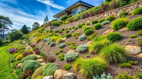 Effective Erosion Control On Sloped Landscapes Rock Mulch And Native Vegetation For Sustainable
