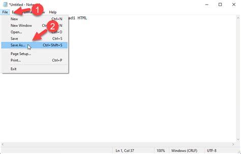 Cara Menyimpan Teks Notepad Menjadi PDF Dan HTML