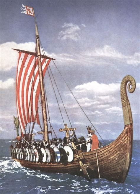 Scandinavian Vikings Longships