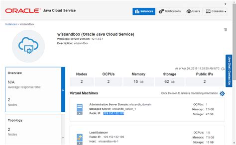 Checking Log Files For A Jcs Instance