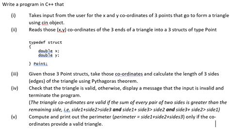 Solved Write A Program In C That I Takes Input From The Chegg