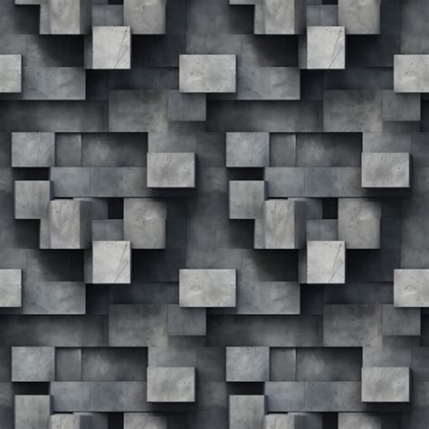 Premium Photo Modern Rectangular Concrete Block Wall Texture