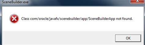 Java Scenebuilder Shows Error After The Installation Stack Overflow