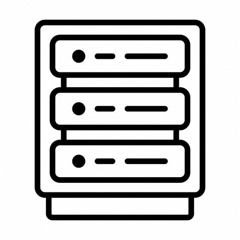 server database storage hosting technology multimedia mraid icon