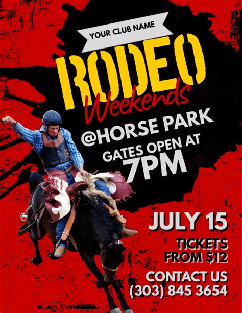 Rodeo Flyer Postermywall