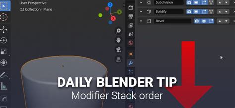 Daily Blender Tip Modifier Stack Order Blendernation