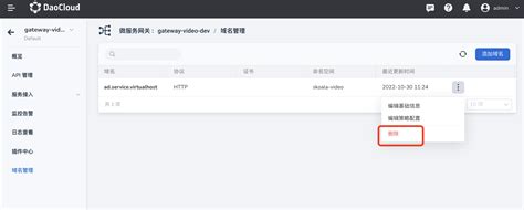 域名管理 daocloud enterprise