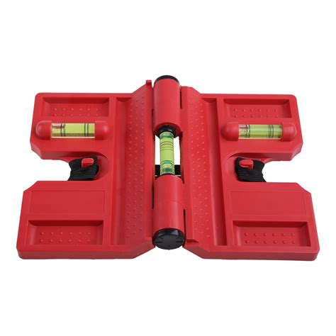 Apooke Upgraded Magnetic Post Level Tool 1 Pack 2 Folds For Storage Folding Angle Gauge With 3