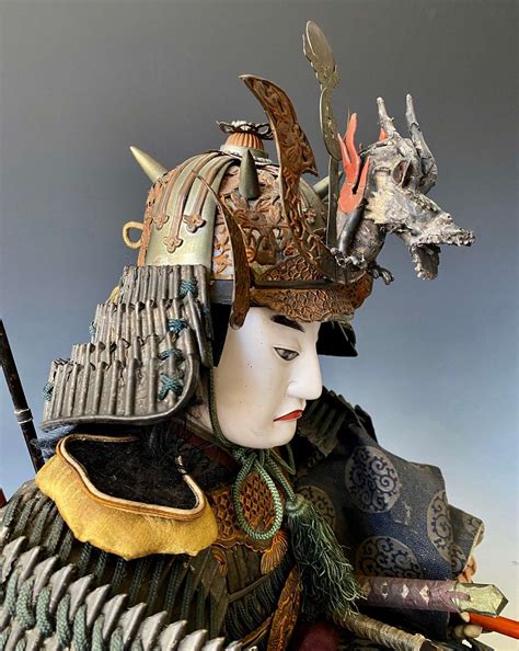 Japanese Musha Ningyo Samurai Doll Edo Period Zentner Collection