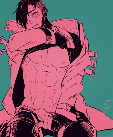 Rule 34 1boy Abs Apex Legends Black Hair Blush Crypto Apex Legends