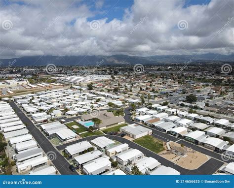 Aerial View Of Small Town Hemet In The San Jacinto Valley In Riverside