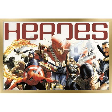 Marvel Comics Marvel 80th Anniversary Heroes Wall Poster 14725 X