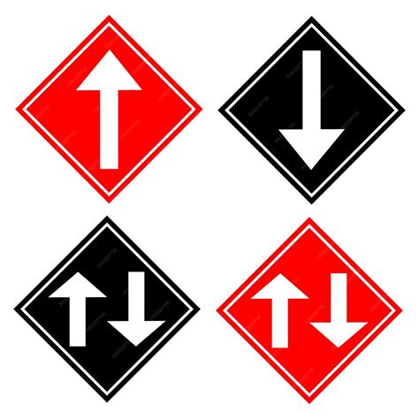 Premium Vector Multiple Road Signsmany Ways Road Sign