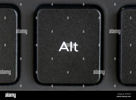 Alt Key On A Laptop Keyboard Stock Photo Alamy