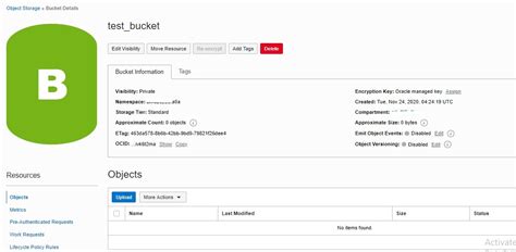Soumyas Database Blog How To Create Object Storage In Oci