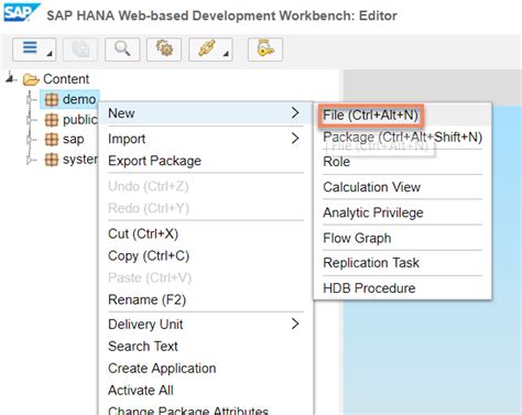 Part HANA Database Schema Kanchanahegde
