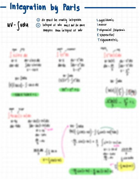 Solution Calculus2 Integration By Parts With Practice Problems Studypool