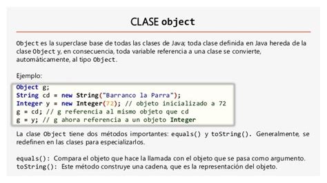 clases y objetos en java