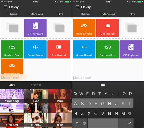 Fleksy iOS 鍵盤大更新新增的功能你可能意想不到