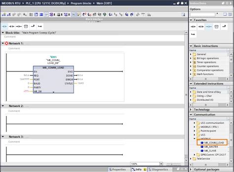 Configuring Modbus Rtu Communication In Siemens Tia Portal